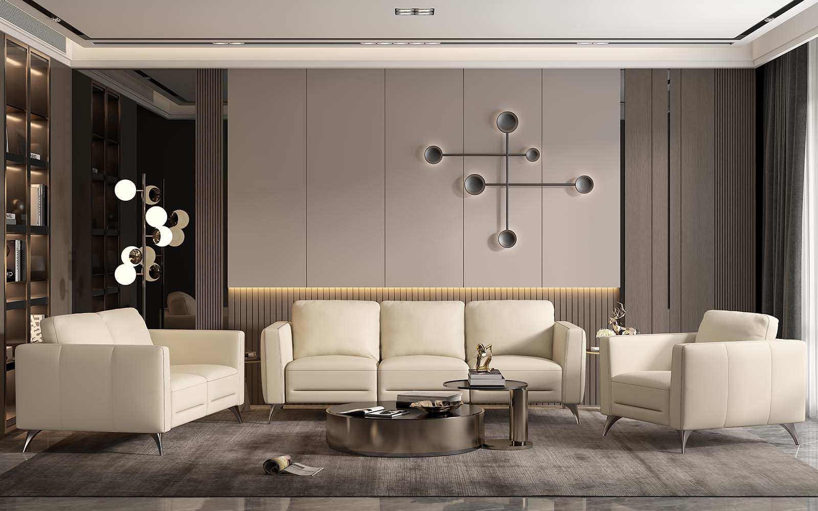 Lounge Around. Genuine leather Italian Style sofa