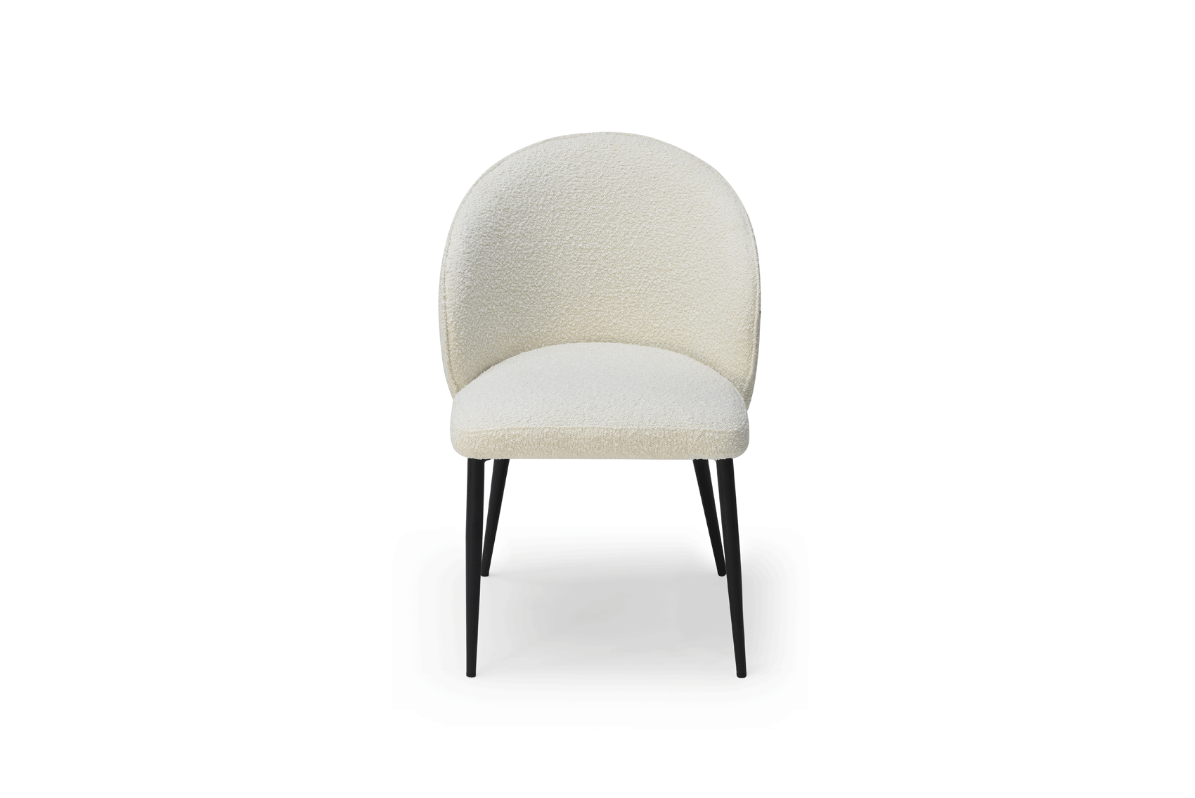 Lounge Around. Lamb Wool Fabric Dining Chair with Golden or Black legs