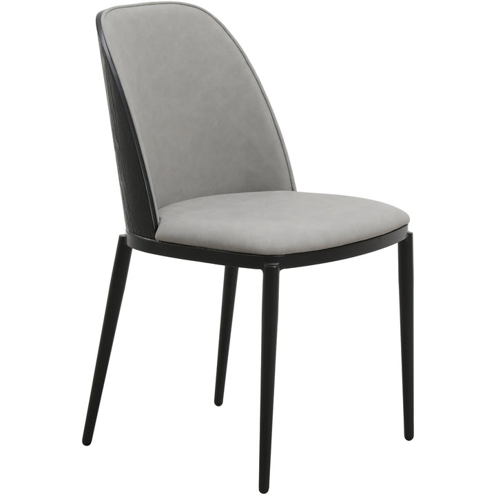 Lounge Around. Dining Side Chair with Upholstered Seat and Powder ...