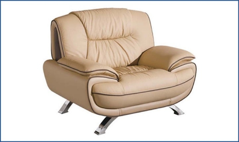 Lounge Around. Genuine leather stationary Chairs