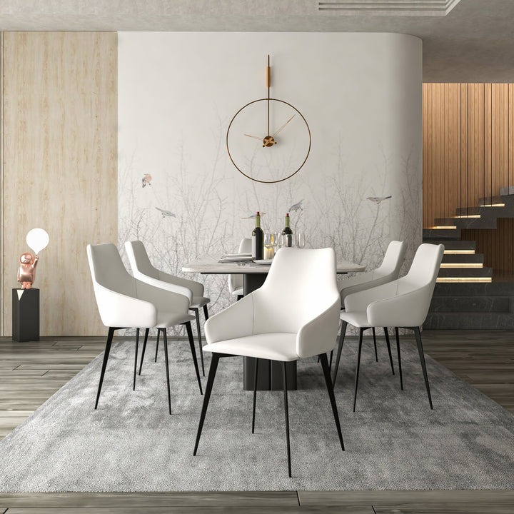 Lounge Around. Dining Chair Ergonomic Design with Upholstered Seating ...