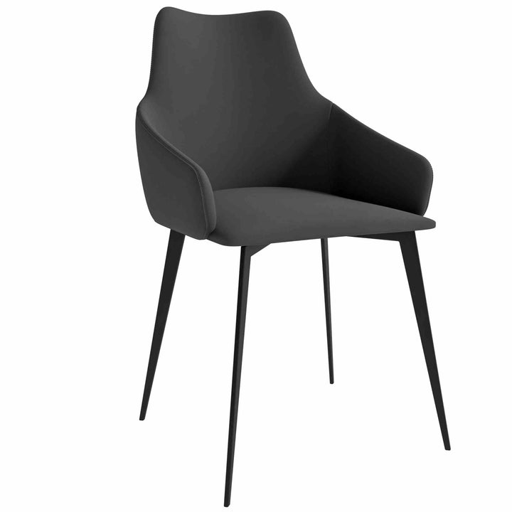 Lounge Around. Dining Chair Ergonomic Design with Upholstered Seating ...