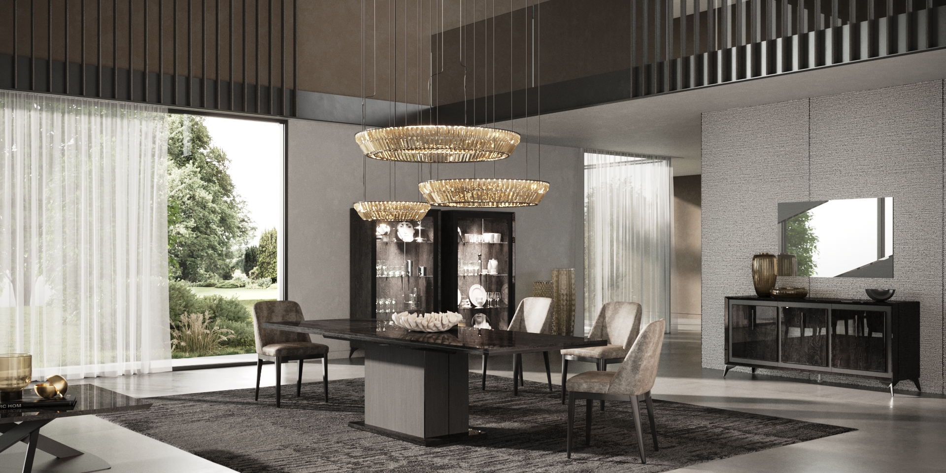 Lounge Around. Fabric, Wood veneer Dark Chair